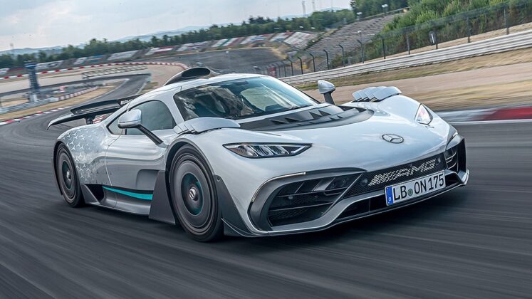 【動画付き】F1エンジンを積んだ狂気のハイパフォーマー メルセデスのハイパーカー「メルセデスAMG One」をサーキットでテスト ...